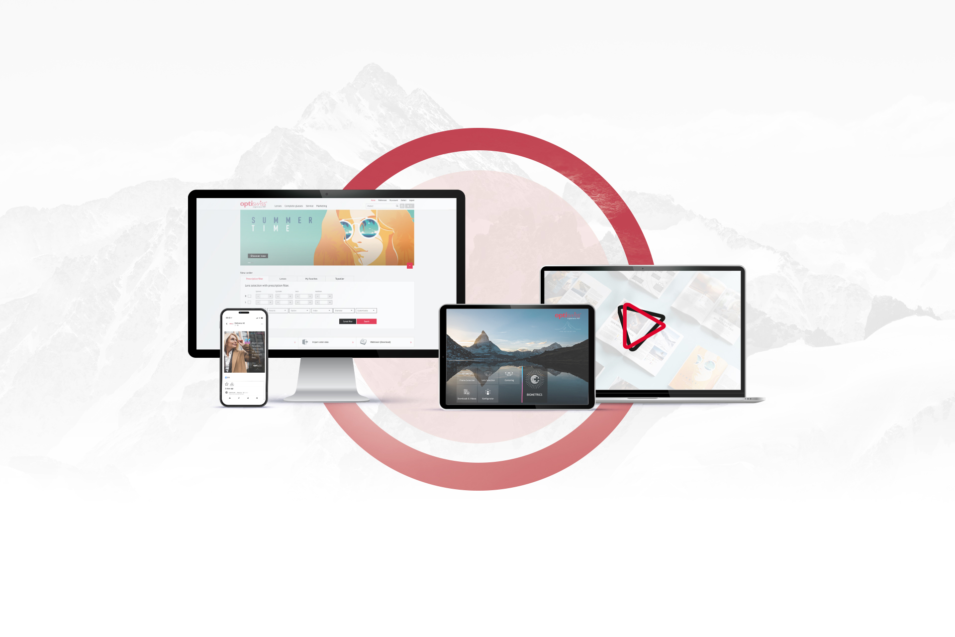 Our services for opticians - Optical lens supplier – Optiswiss AG